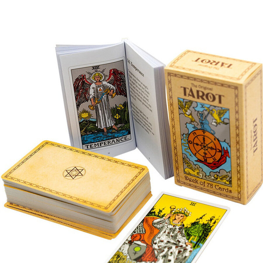 Колода из 78 карт Семейные карточные игры Таро колода карт