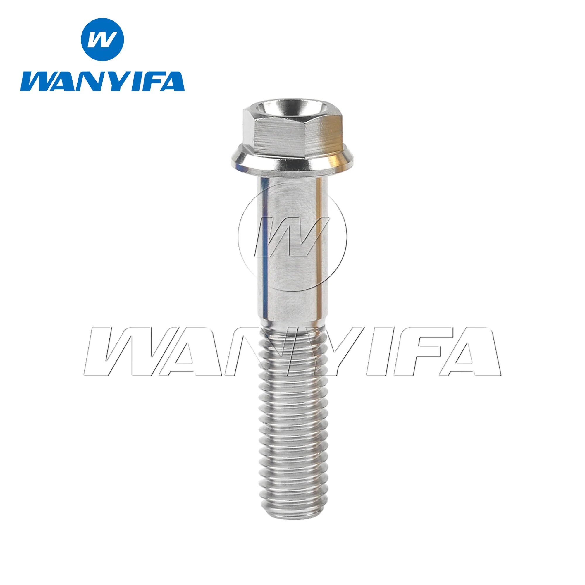 Wanyifa титановые болты М8 с шестигранной головкой 4/10 шт. Titanium, M8x65mm, 4pcs