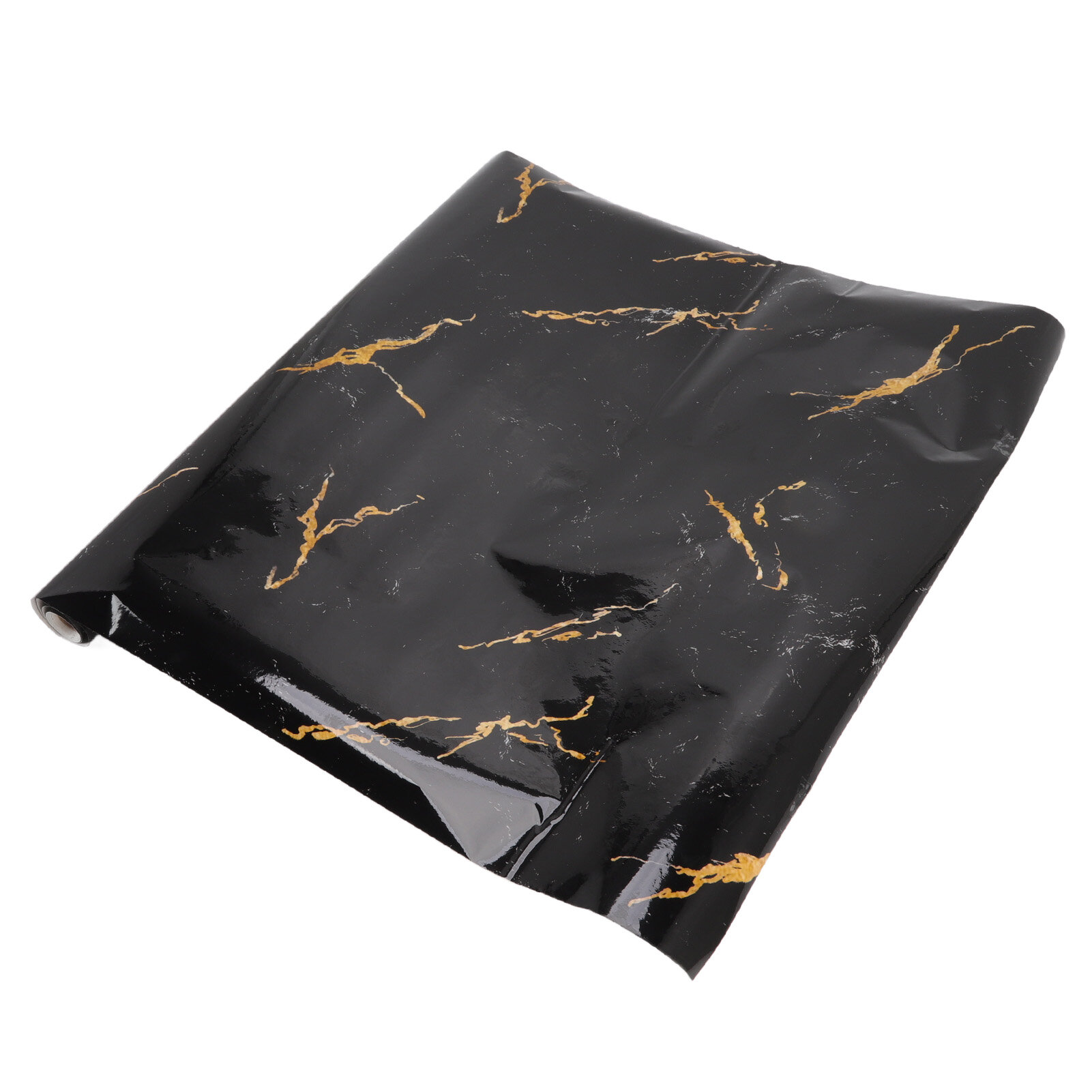 300x60cm Marble Wallpaper PVC Self Adhesive Rolls Kitchen Oil Proof Stickers Black