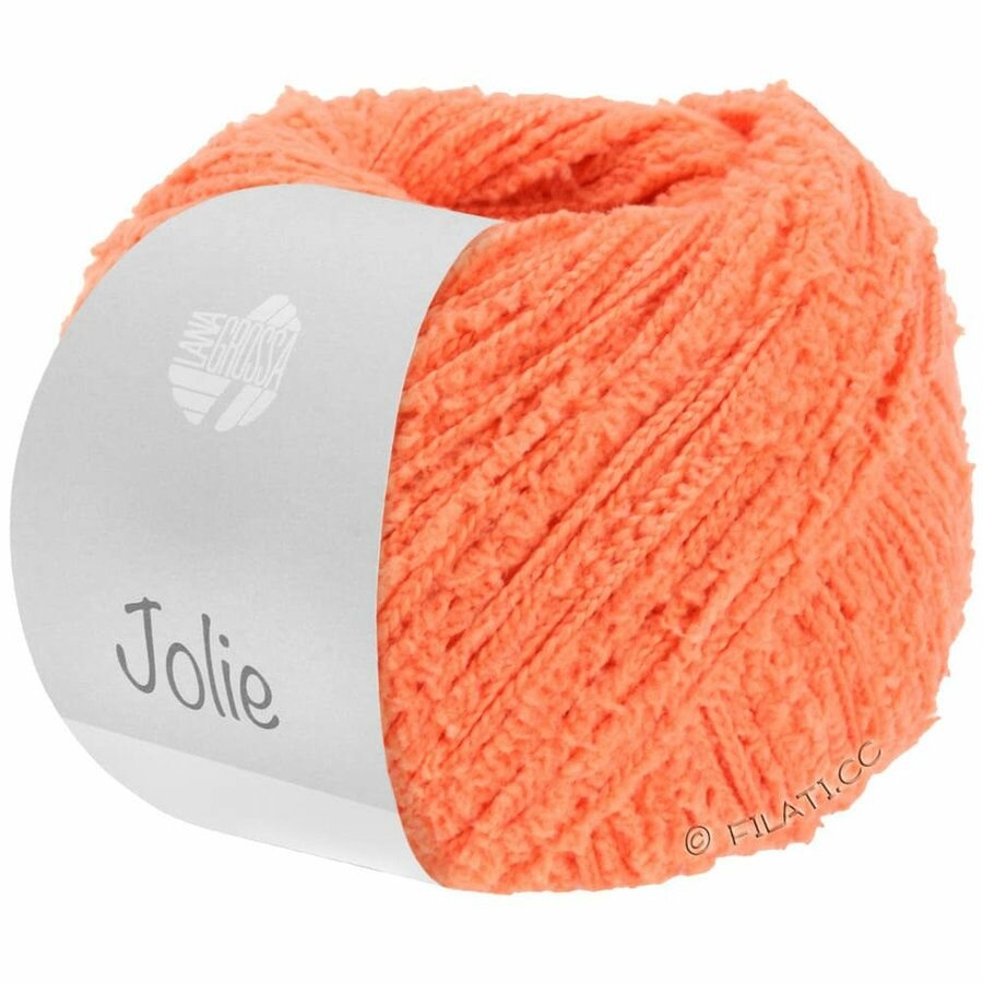 Пряжа для вязания Lana Grossa Jolie Uni плюшевая, цвет 014, 1 моток