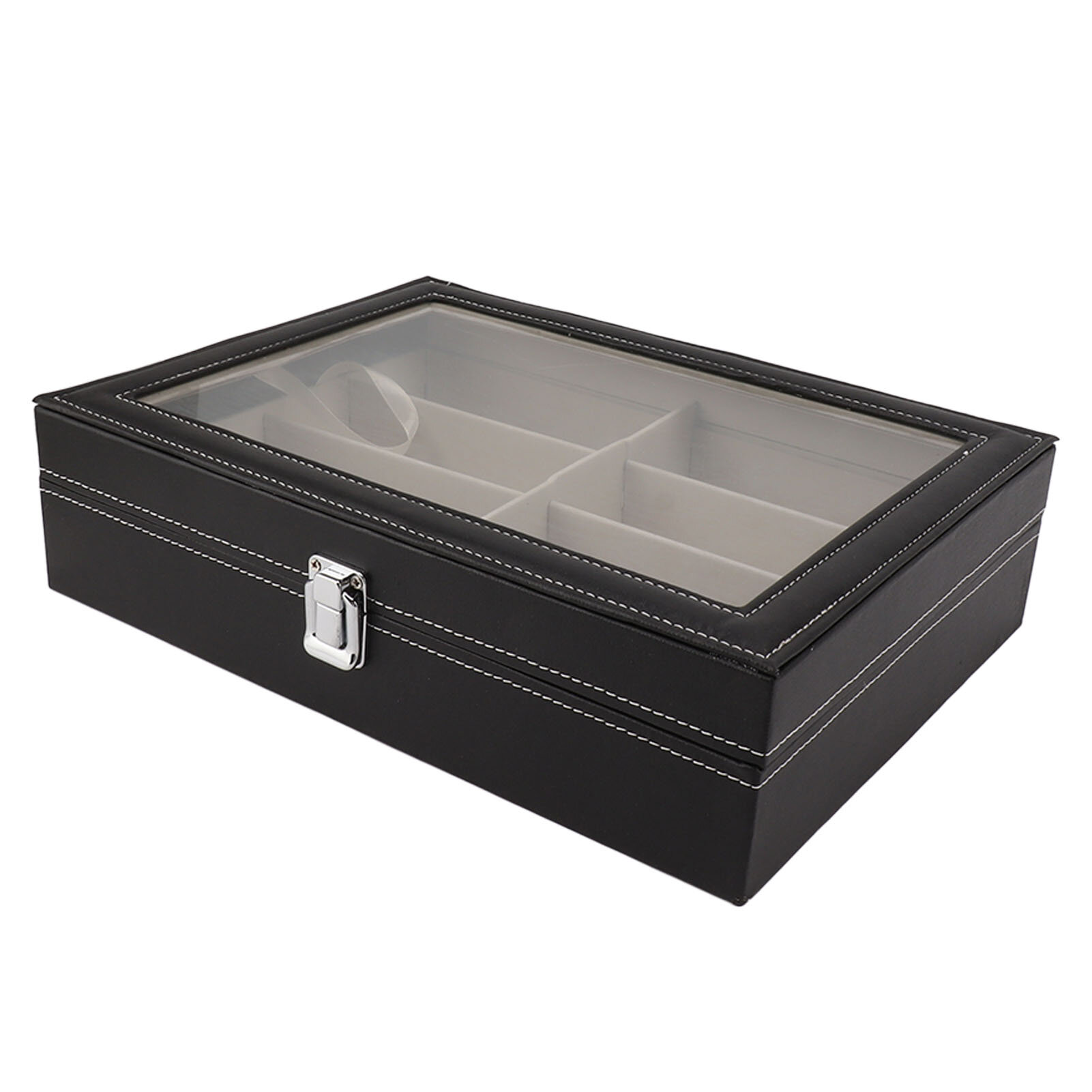 Витрина для очков, многофункциональный чехол из искусственной кожи с несколькими отделениями, держатель для солнцезащитных очков, коробка для домашнего гардероба