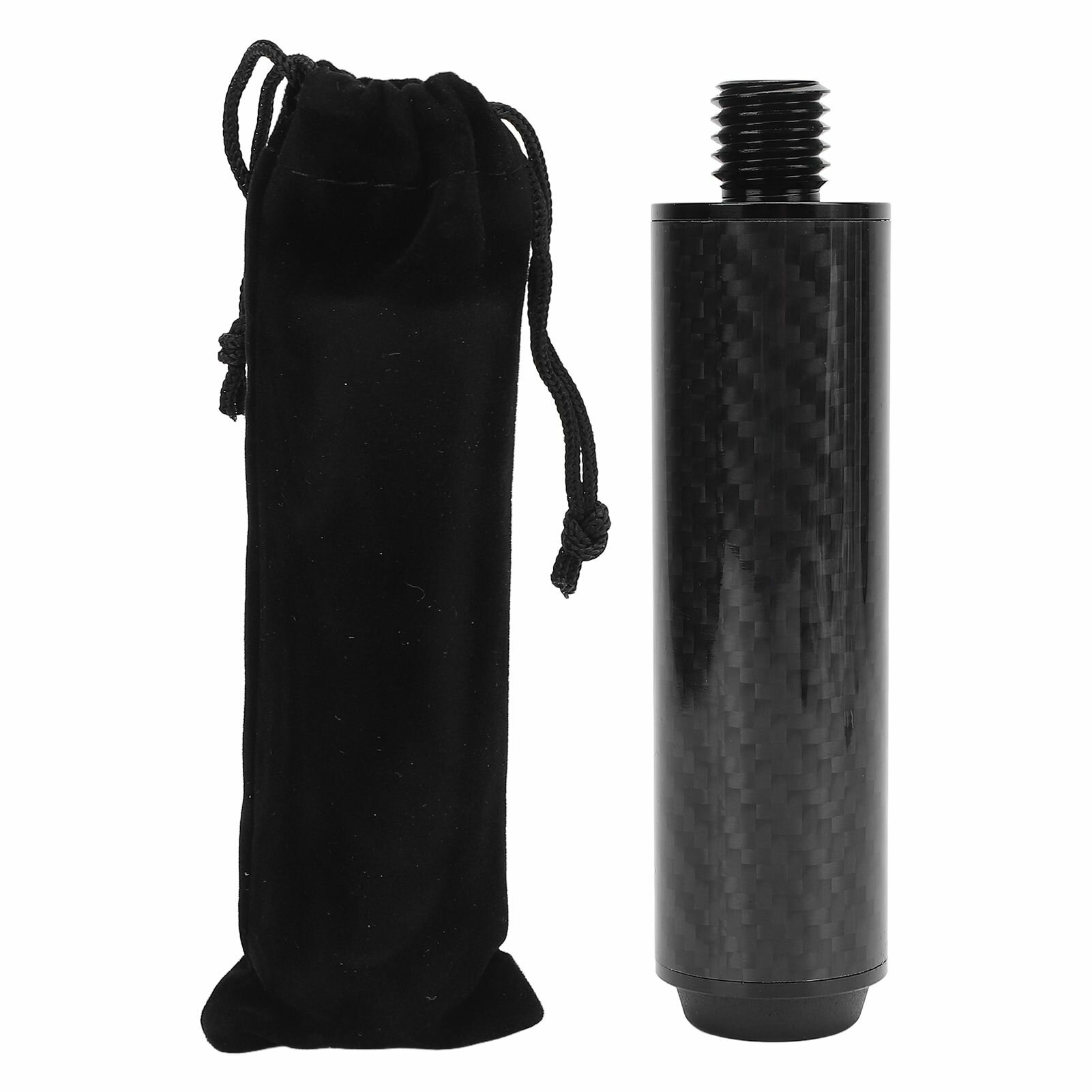 Удлинитель для бильярдного кия с резиновым бампером, карбоновое волокно, 4 дюйма, удлинитель для бильярдного кия HOW