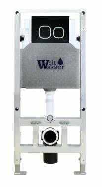 Инсталляция WeltWasser AMBERG 506 ST + BL с черной кнопкой