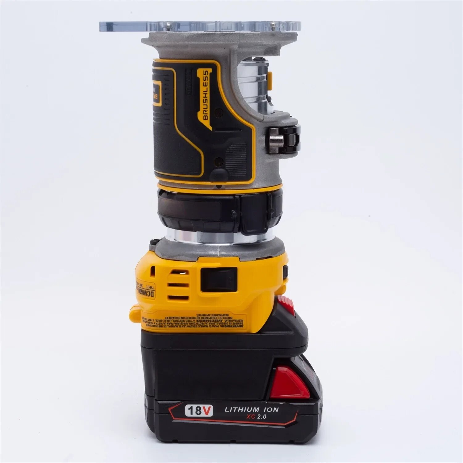 Адаптер-переходник для аккумулятора Milwaukee 18 В в Dewalt 18 В/20 В MAX XRP, литий-ионный аккумулятор, аксессуары для электроинструментов (только адаптер)