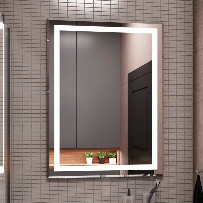 Зеркало CONTINENT Люкс 60х80, с подсветкой