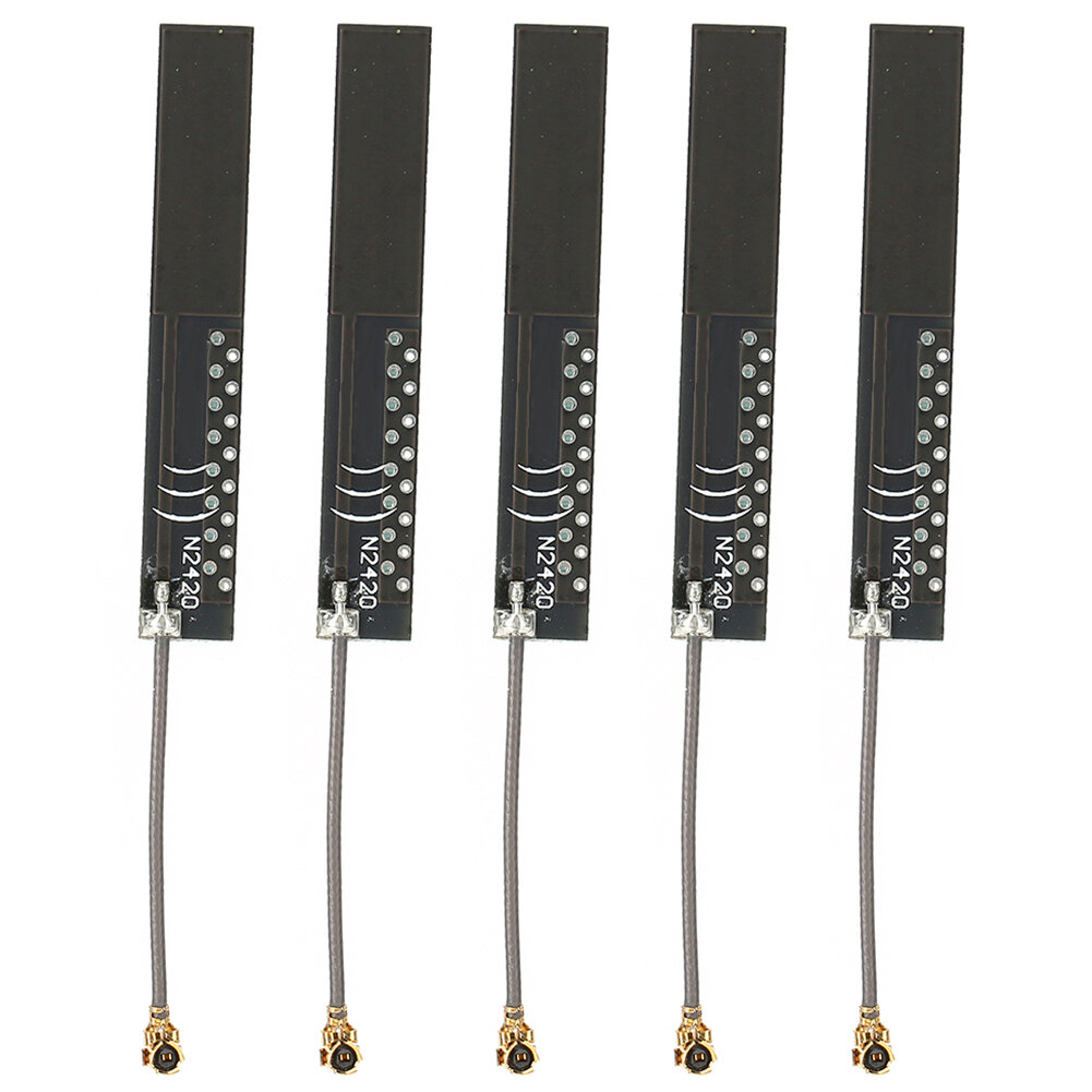 5 штук 2.4 ГГц встроенных антенн Wi-Fi для беспроводных Wi-Fi карт с интерфейсом IPEX1.