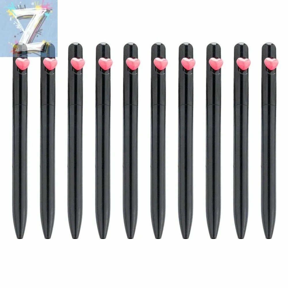 10шт Шариковая ручка с сердечком "Любовь" Канцелярские принадлежности 10 мм для письма маслом
