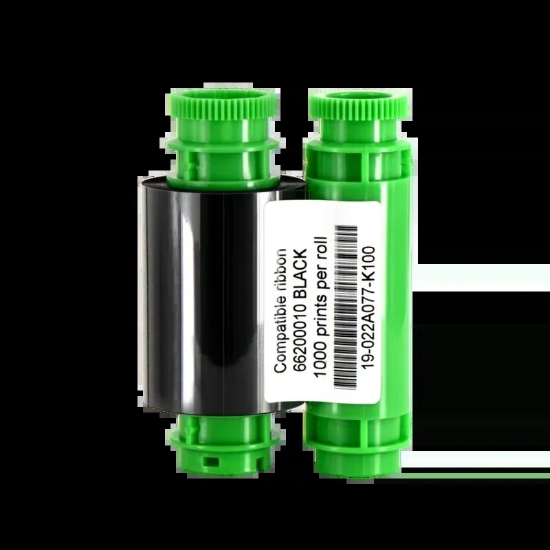 EKARWELT одноцветная лента для принтеров ID-карт 66200010 черная 1000 отпечатков 66200010 B No Chip