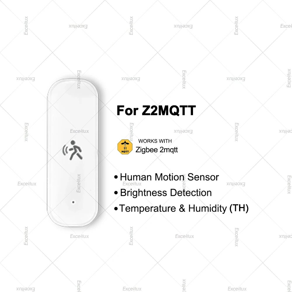 Датчик движения человека Zigbee 10 ГГц для Tuya Smart Life или Zigbee2MQTT for Z2M (Lux TH)