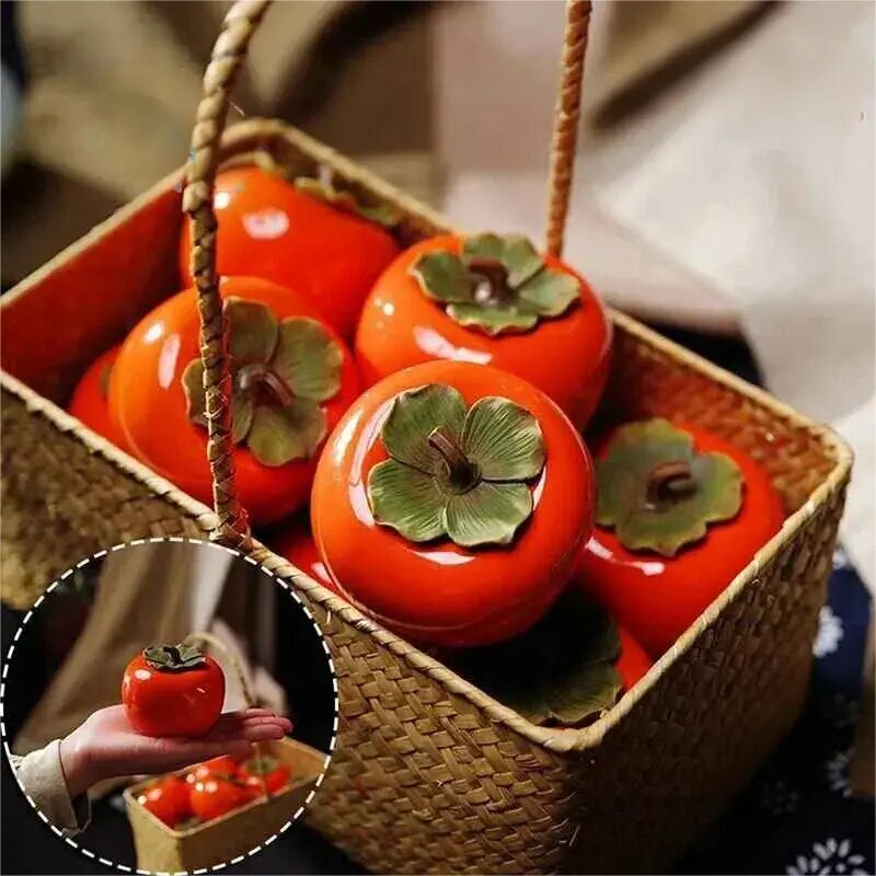 Чайник-банка "Руйи", керамика, для чая, фруктов, овощей, с крышкой, 50г, 200мл