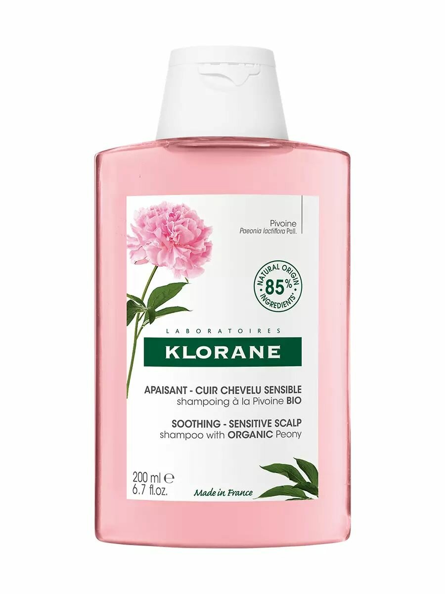 Клоран Шампунь с экстрактом Пиона, 200 мл