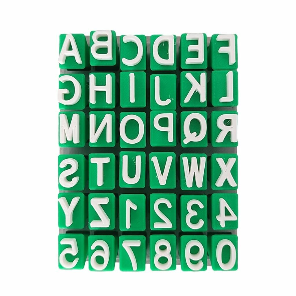 Детский обучающий штамп для букв, - Стиль B