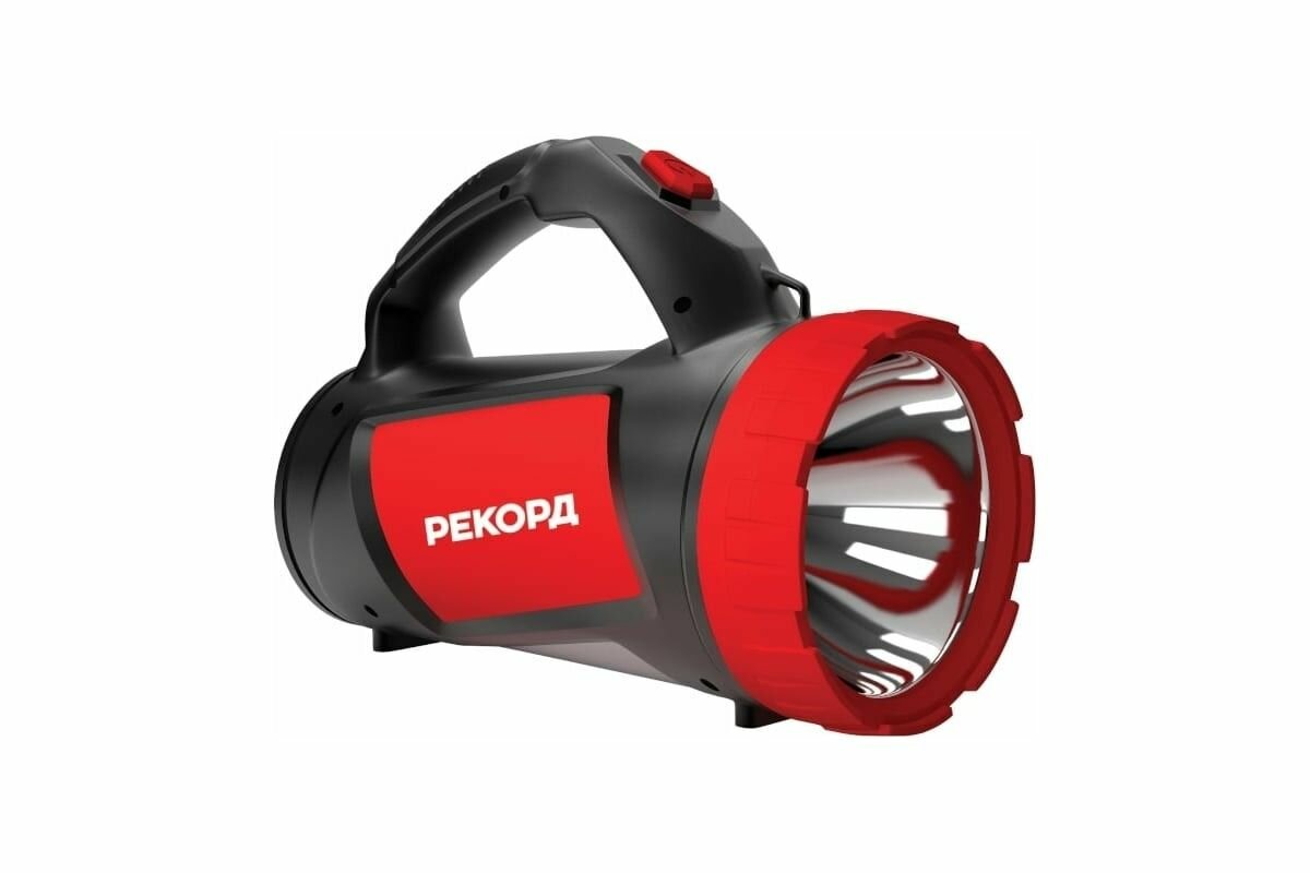 Аккумуляторный светодиодный фонарь-прожектор рекорд pb-2600 24286