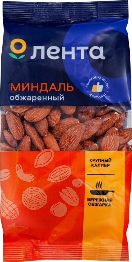 Миндаль лента жареный, 150г x 5 упаковок