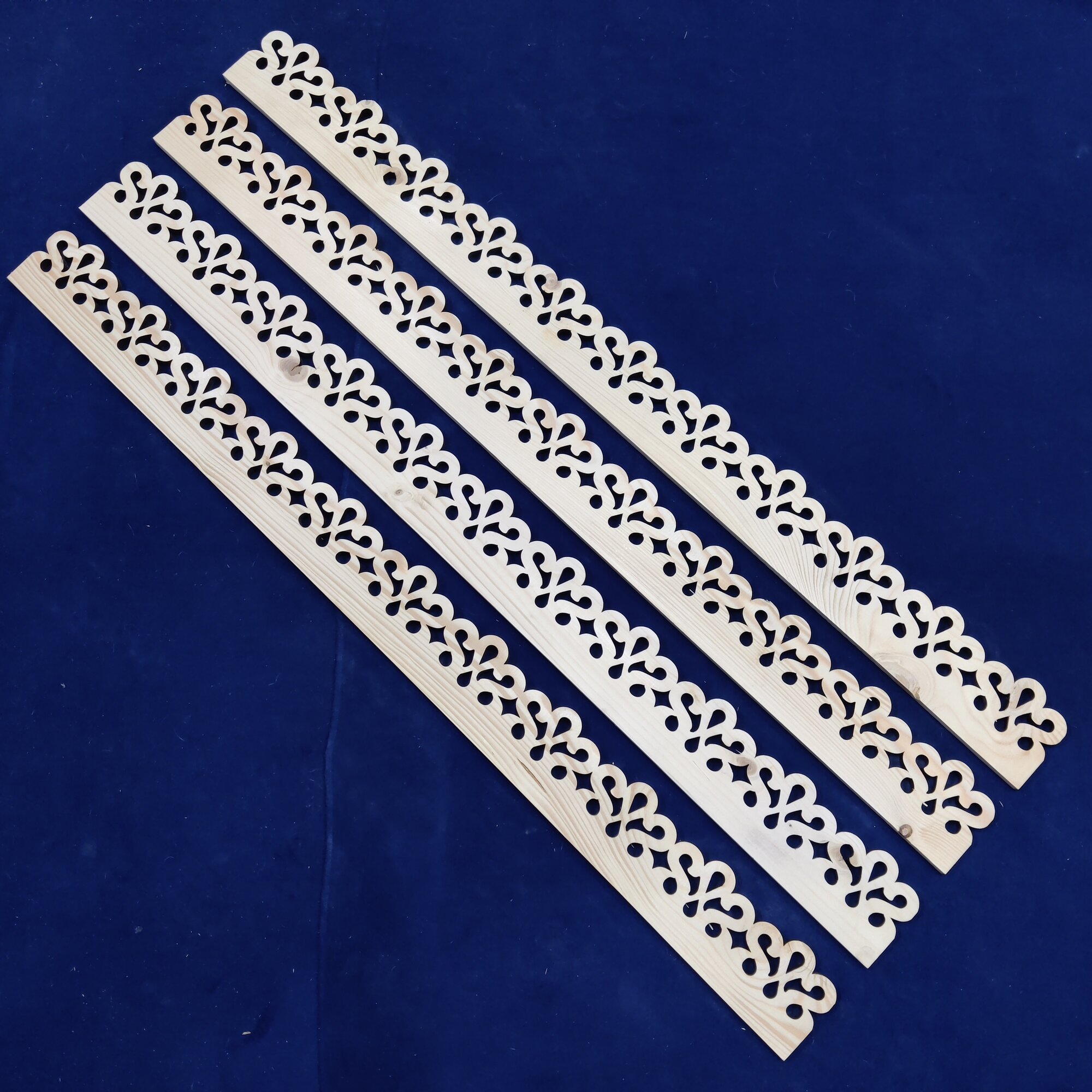 Наличники декоративные "Весна" деревянные резные Арт-Вагонка 4 шт.