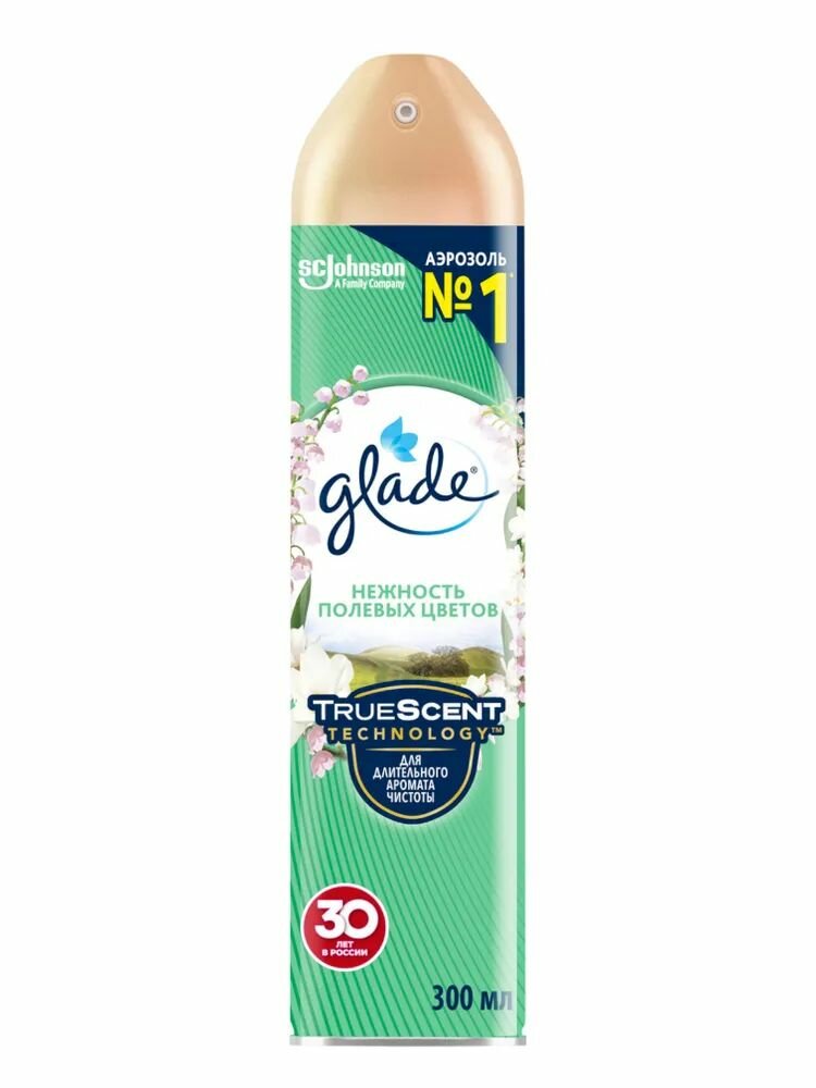 GLADE Освежитель Нежность полевых цветов 300 мл