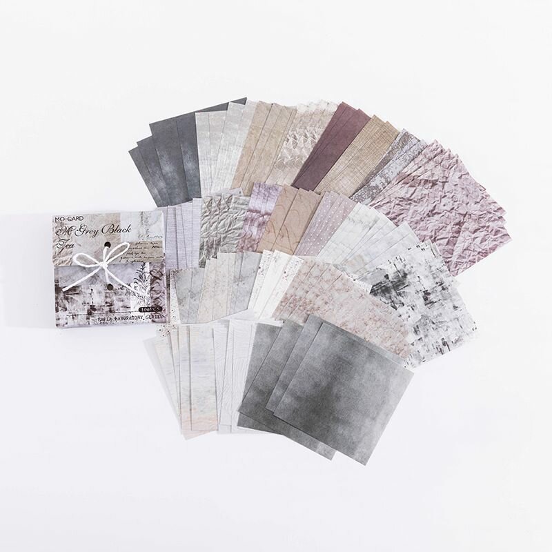 Бумага для скрапбукинга 80x80 мм, 100 листов Retro Creative Lab Series декоративная бумага для заметок и DIY проектов, яркие цвета и универсальное применение для открыток и альбомов