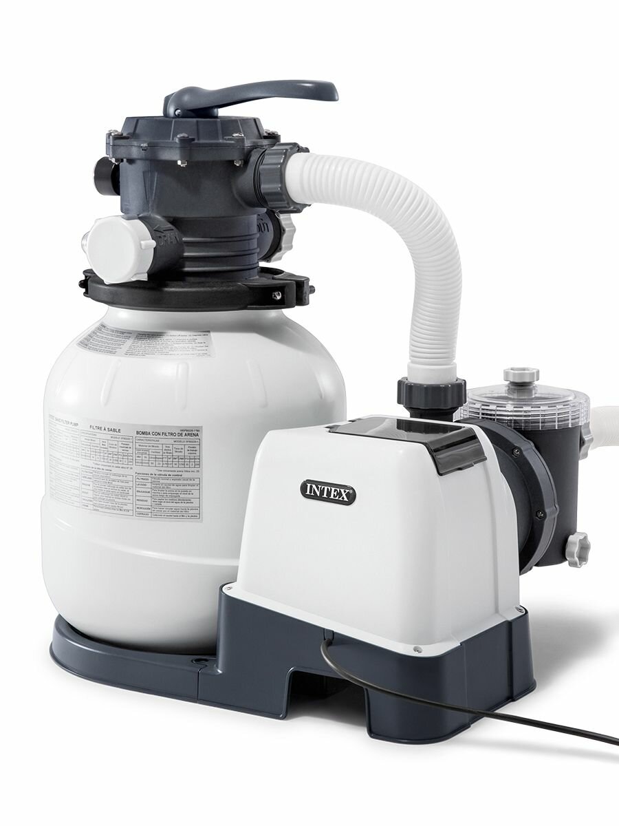 Фильтр-насос Intex SX1200 Plus Wifi, песочный, 6 м3/ч, 26656