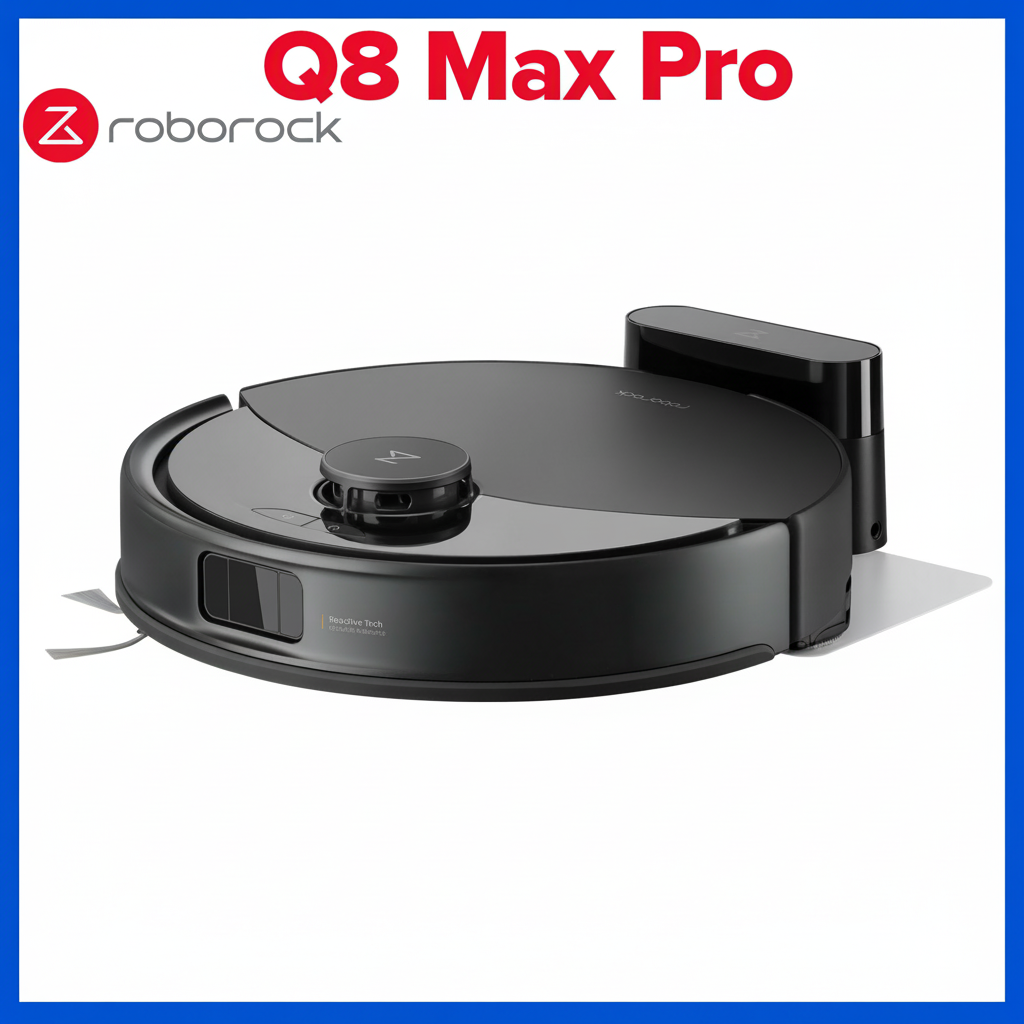 Робот-пылесос Roborock Q8 Max Pro Black Q8max Pro