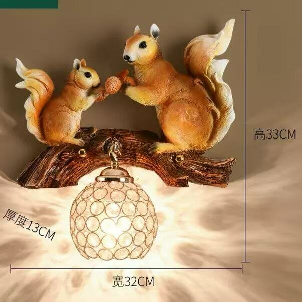 Креативный детский настенный светильник для спальни, гостиной и кабинета в американском деревенском стиле