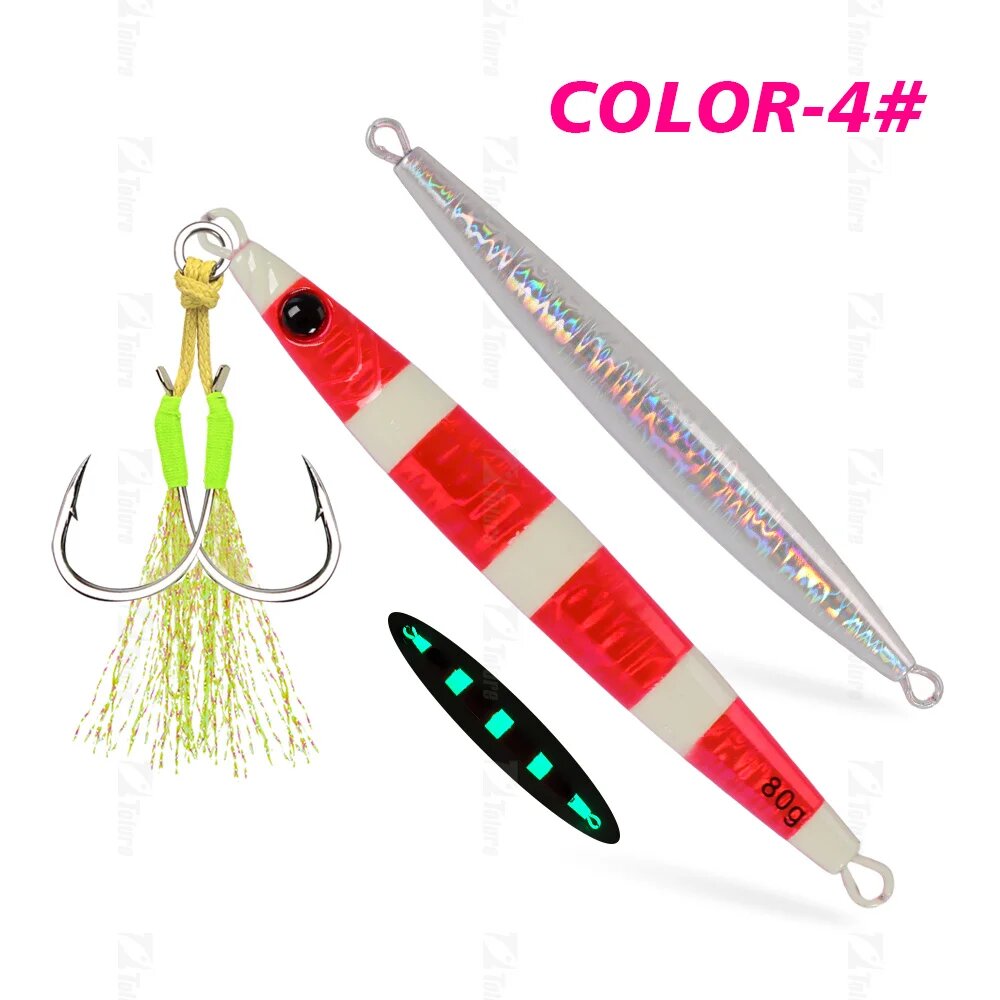 Приманка для джига TOLU 80g, COLOR D