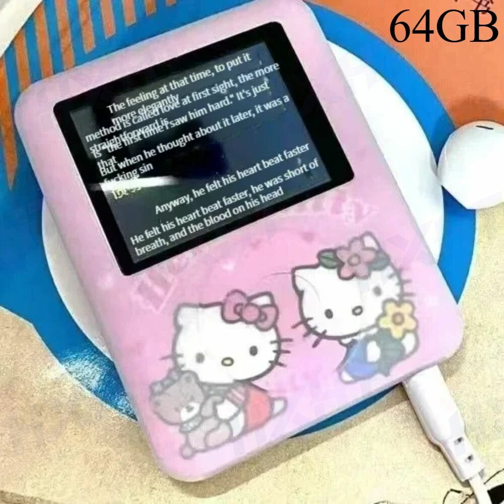 Hello Kitty МР3 Плеер Портативный Мини Студенческий С Внешним Звуком
