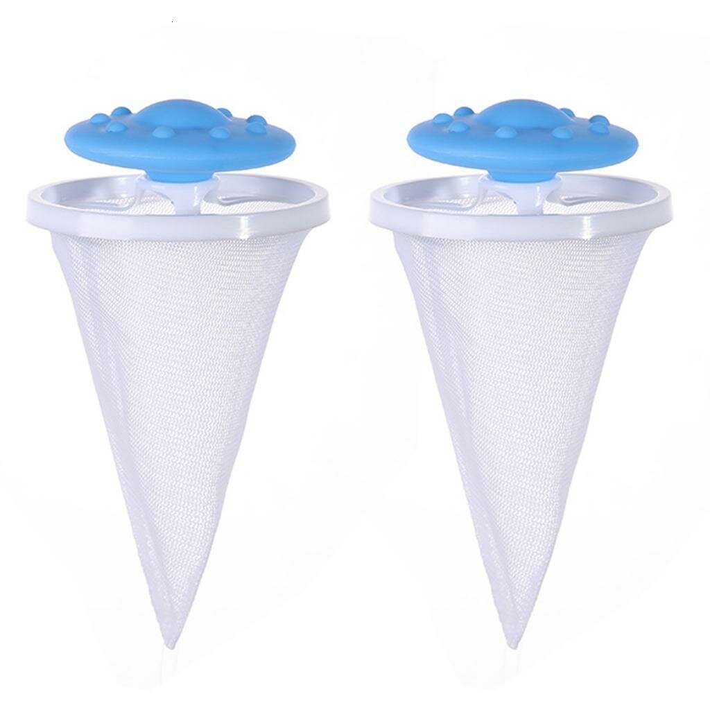 Сетка для сбора волос в стиральную машину, 2 шт, Синий