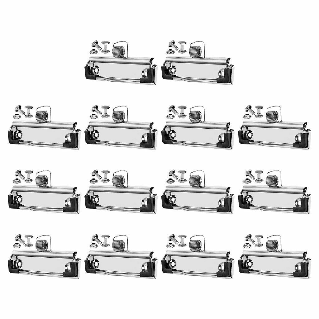 Универсальные Металлические Зажимы для Буфера Обмена, Встроенные Металлические Пружинные Гнезда Для Держателя Ручки, Крепежное Оборудование для Организации документов