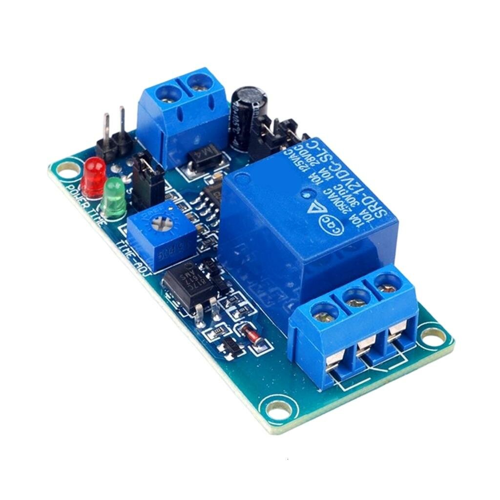 Модуль реле времени 12 В с задержкой 0,1 с – 1 ч, 1