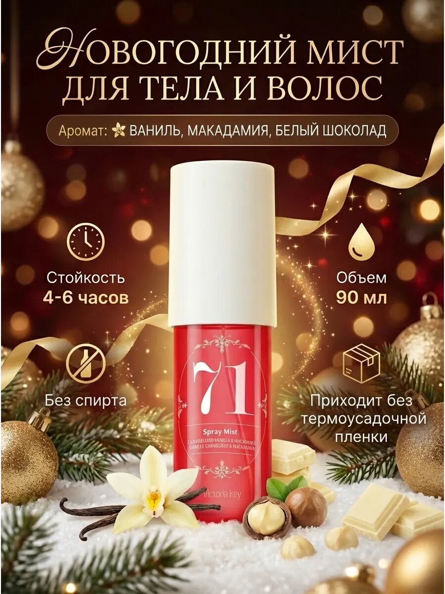 Мист для тела и волос парфюмированный