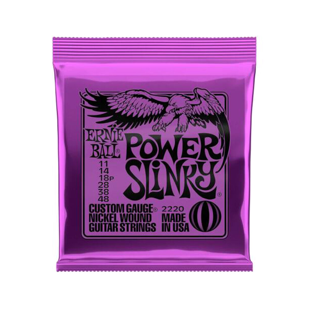 Струны для электрогитары Ernie Ball 2220 Power Slinky Nickel Wound 11-48