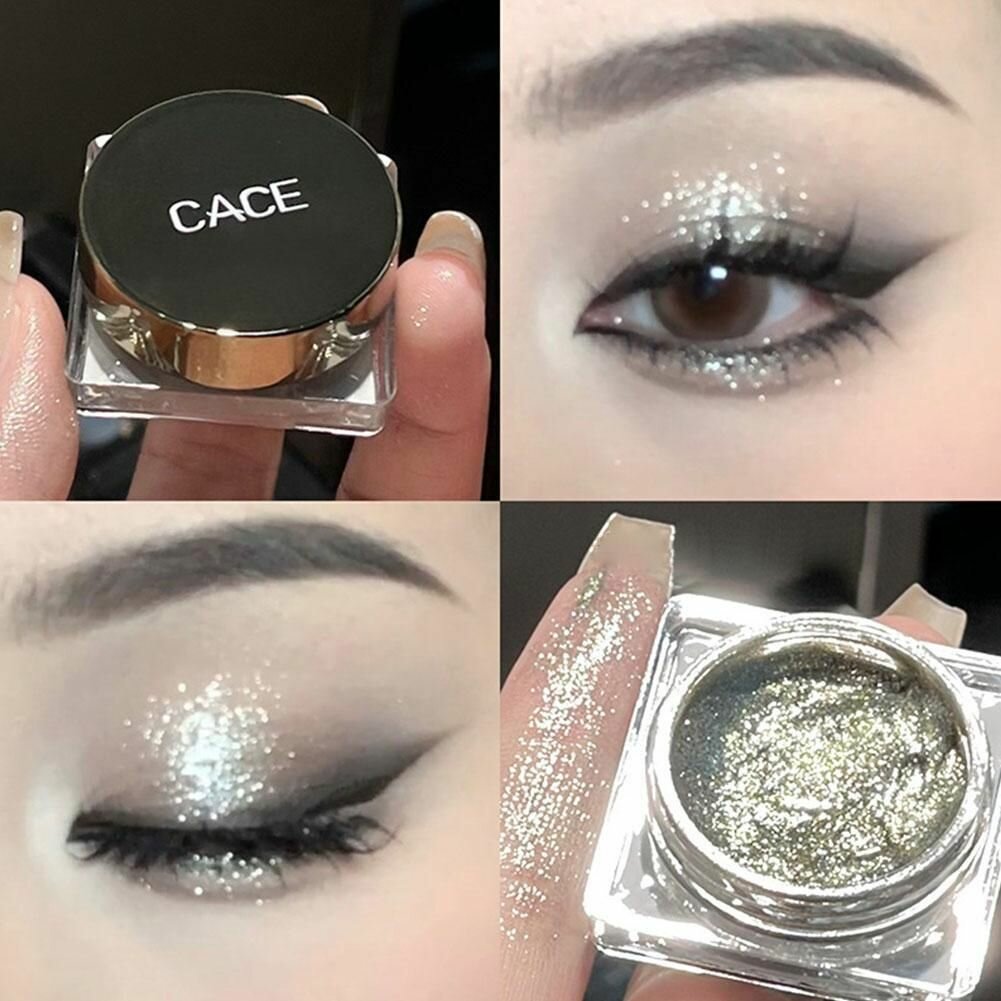 Перламутровые блестящие тени для век 4 г, жидкие одноцветные тени