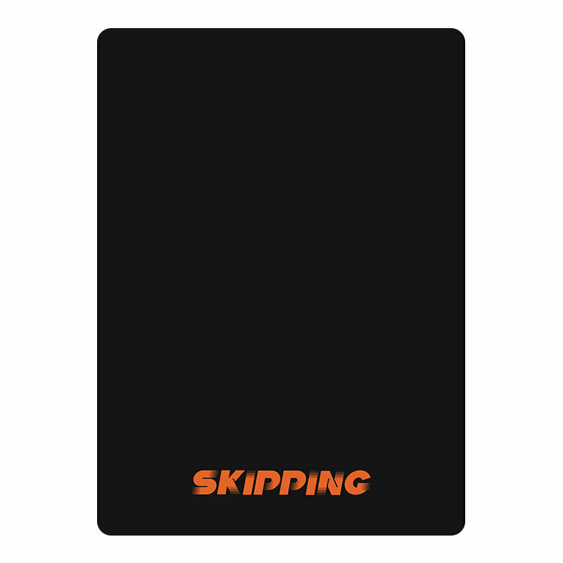 Бесшумный нескользящий экстра-большой утолщенный фитнес-коврик, износостойкий, амортизирующий, для прыжков на скакалке, для тренировок, впитывающий пот, для аэробики, йоги, настраиваемый