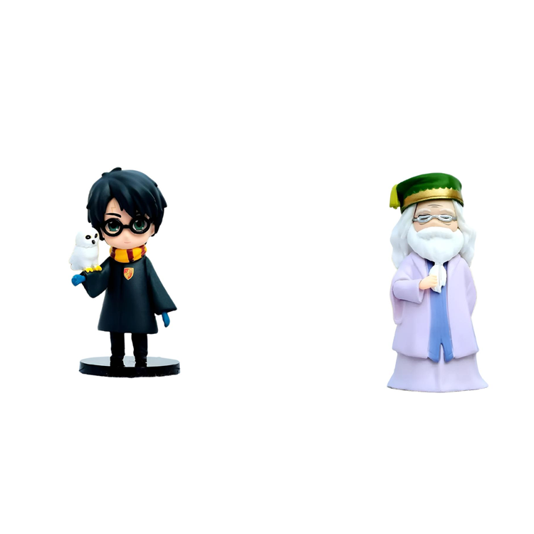 Коллекционные боксы унисекс POP MART Harry Potter Magic World, Confirmed-Hedwig Harry+Dumbledore (Open)