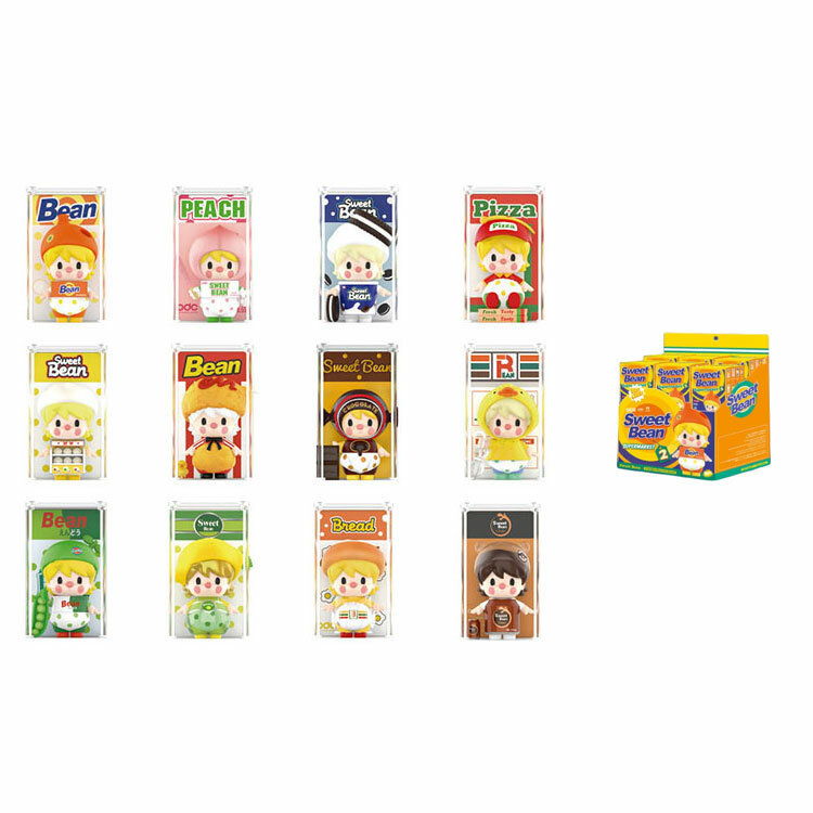 POP MART Little Sweet Bean Grocery Второго Поколения Мистические Боксы, 12 шт.