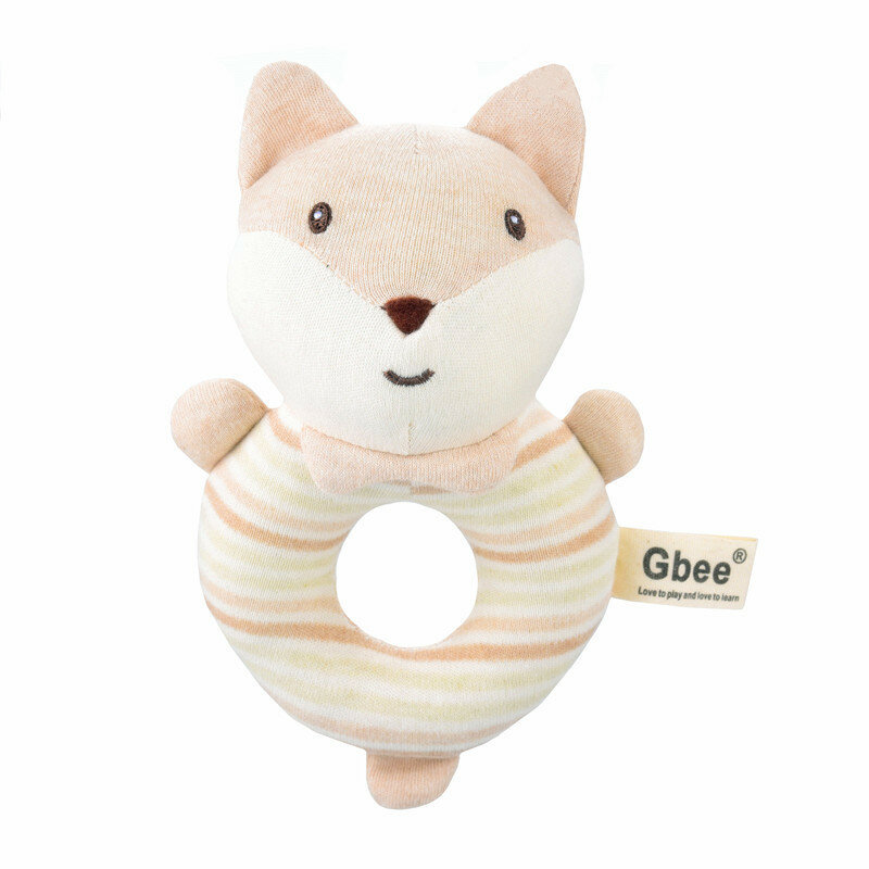 New Gbee Baby круглая ручная колокольчик, игрушка просветления, плюшевая ручная ручка, 0 летний ребенок, раннее