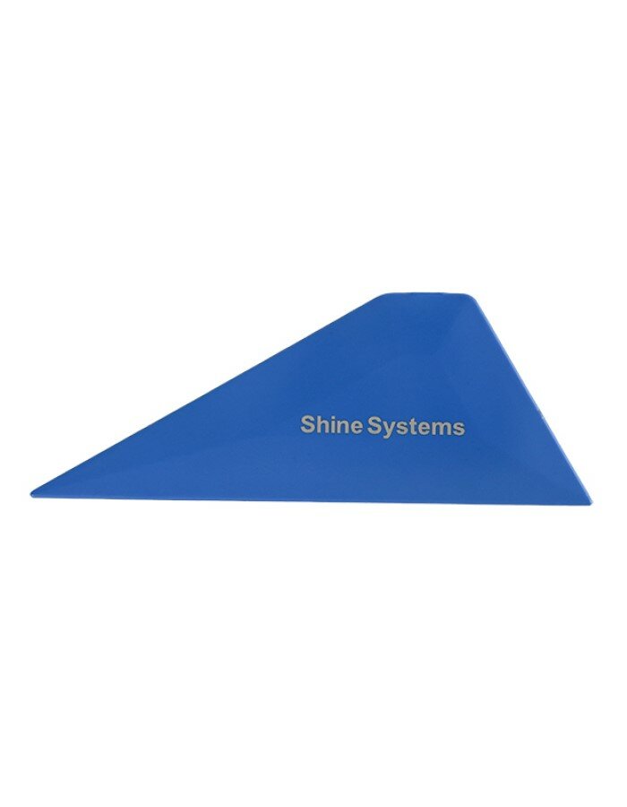 Shine Systems Ракель треугольный пластиковый с плоским краем 70А