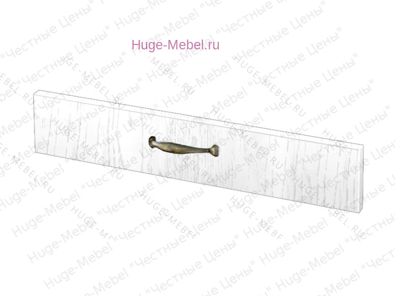 Кухонный фасад Ф-82 Дуб белый (Мария) Huge Mebel . Ширина 596 Высота 110. Кухонные фасады