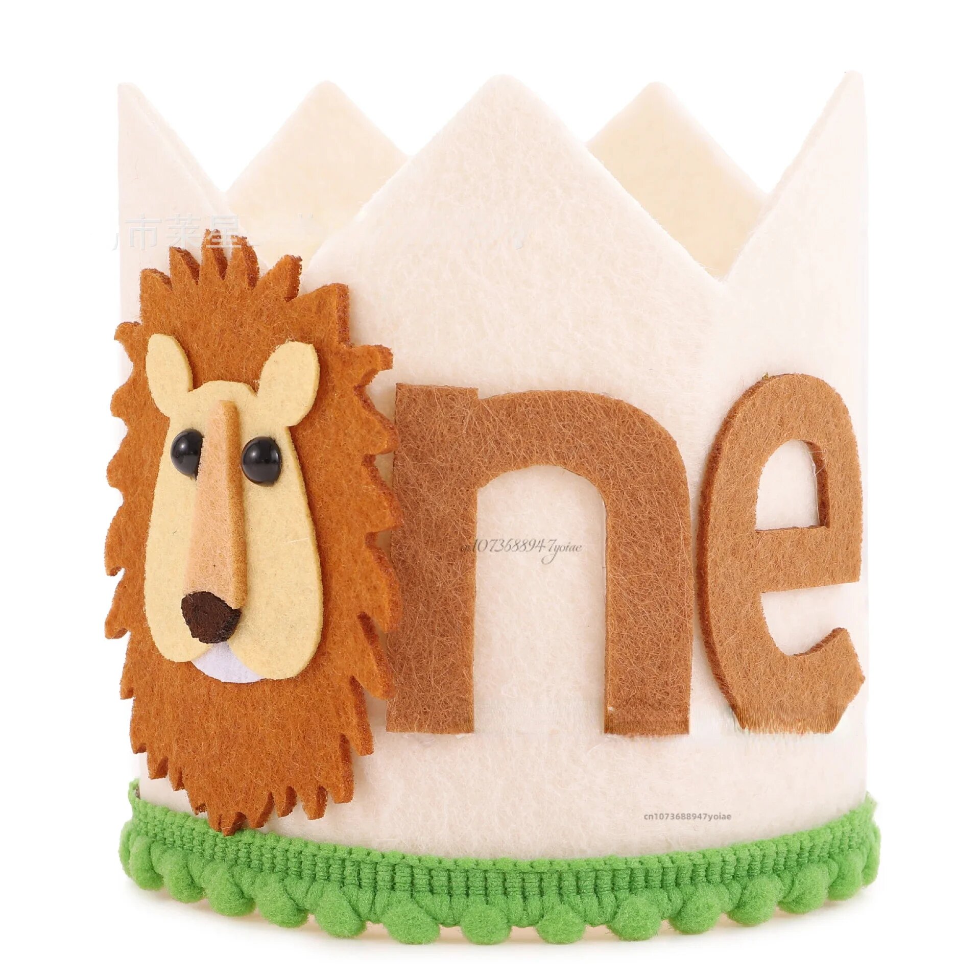 Детская корона с медвежонком для первого дня рождения 11