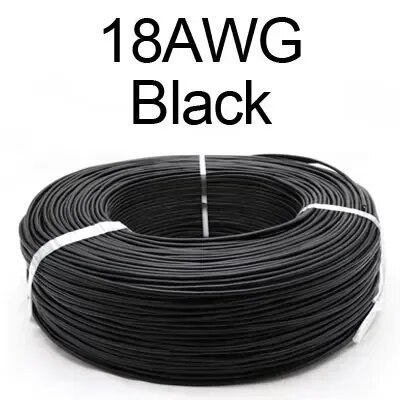 Экранированный сигнальный кабель UL2547 3 Cores, 18AWG Black, 1 Meters