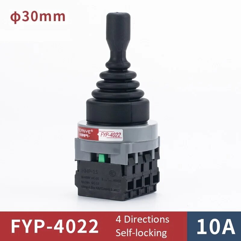 Контроллер джойстика Пружинный возврат Джойстик-переключатель Мгновенный/самоблокирующийся 4-позиционный 2-позиционный перекрестный переключатель Кулисный переключатель