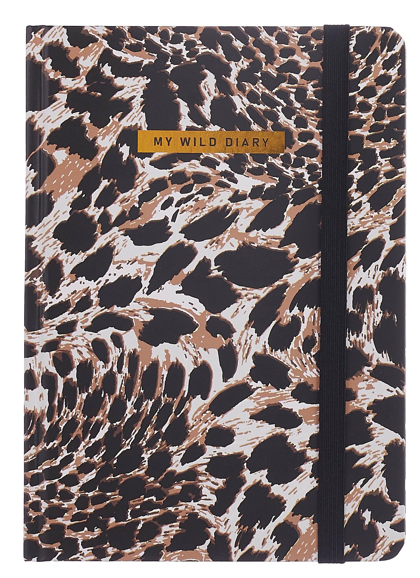 Ежедневник недатированный «Leopard» А5, 128 листов, Brauberg