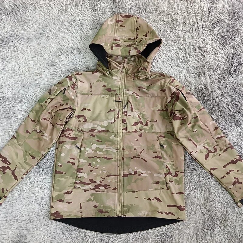 WOLF ENEMY Тактическая куртка мужская зимняя флисовая М, CP