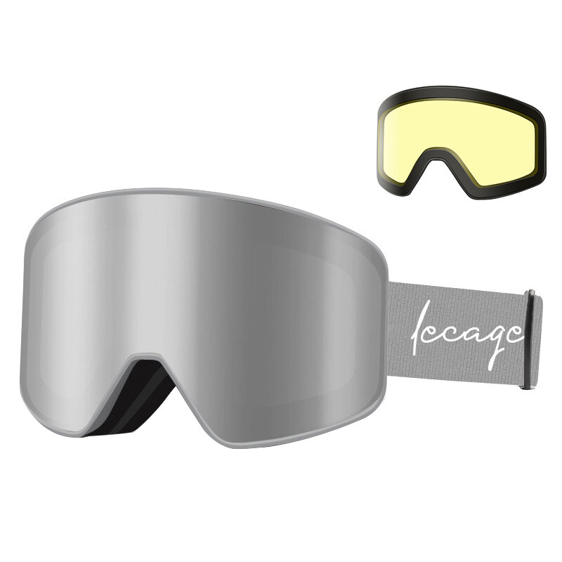 Горнолыжные очки унисекс LECAGE LH1105 Galaxy Collection, 97MM EU, с магнитной линзой антифог, защита от снежной слепоты и бликов, ветрозащита