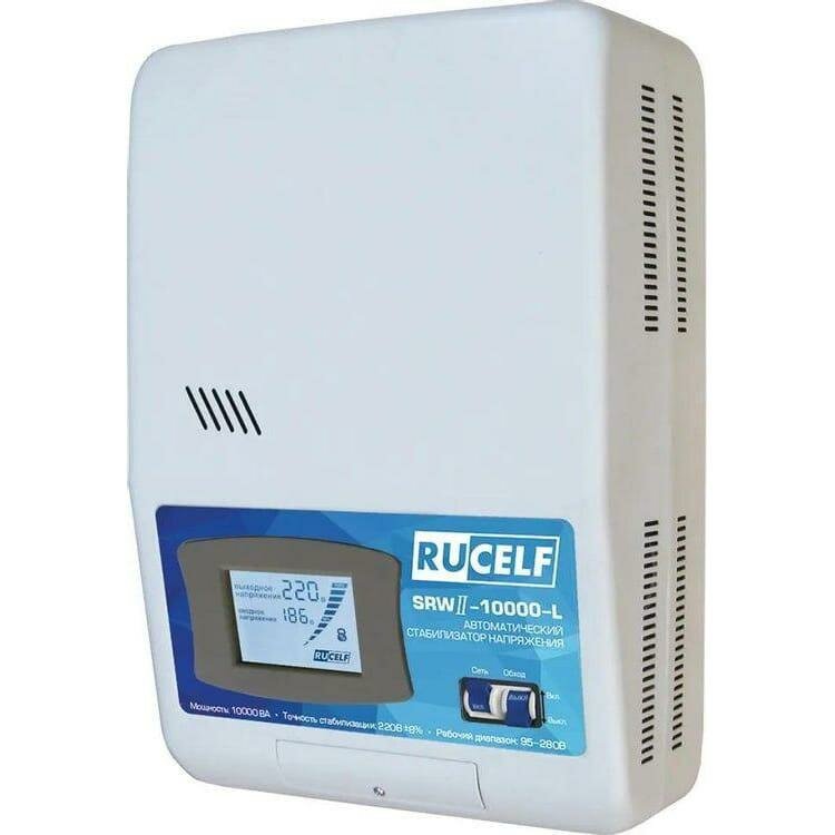 Стабилизатор напряжения RUCELF SDW. II-10000-L, черный