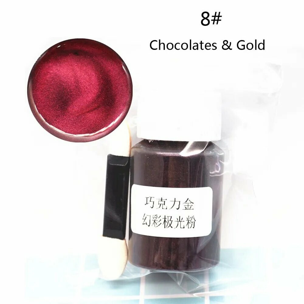 Mica Powder-22 цветовой пигмент поставки жемчужины для макияжа/блеск для губ, 8