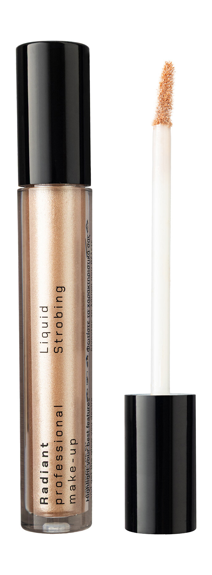 RADIANT PROFESSIONAL MAKE-UP Стробинг для лица Liquid Strobing жидкий, 4 мл, 1 Песок