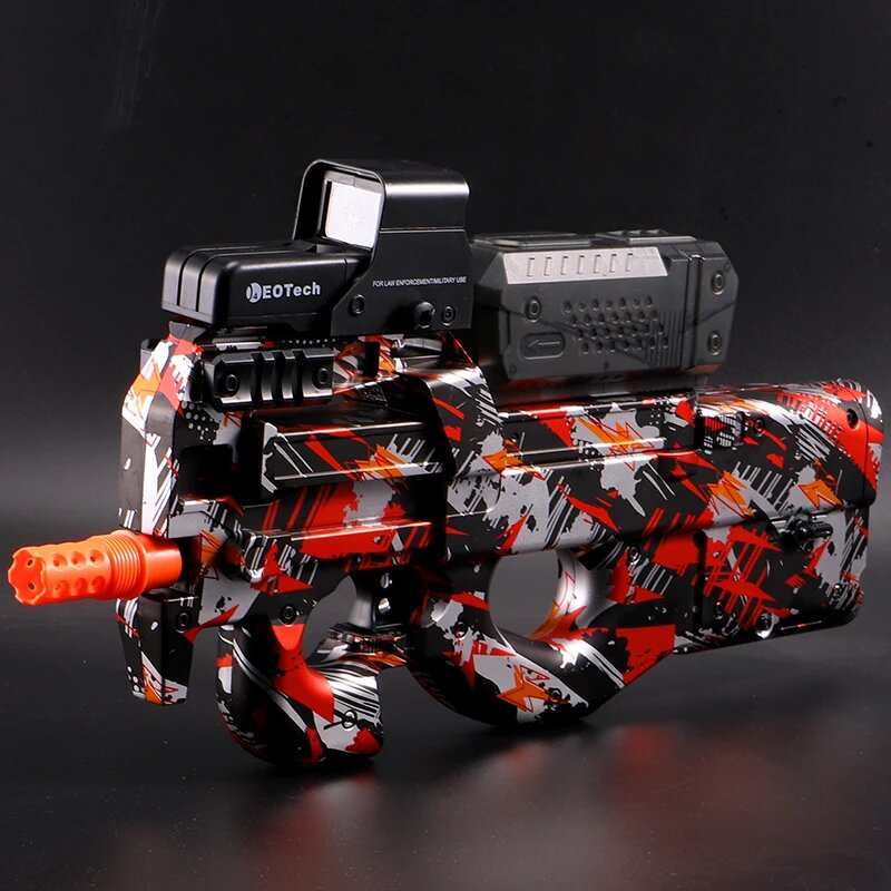 Электрический гелевый пистолет P90 Red