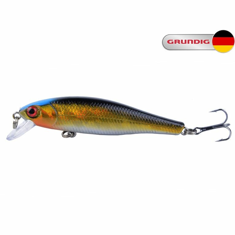 Grundig Воблер minnow 85мм/9,2гр для летней рыбалки