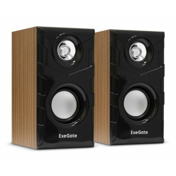Колонки ExeGate 2.0 Tango 316 (питание USB, 2х3Вт (6Вт RMS), 80-20000Гц, светлое дерево, Color Box)